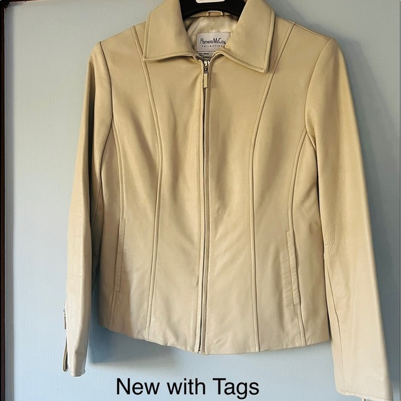 Pamela McCoy | Jackets & Coats | Pamela Mccoy Leather Jacket Xs | Poshmark